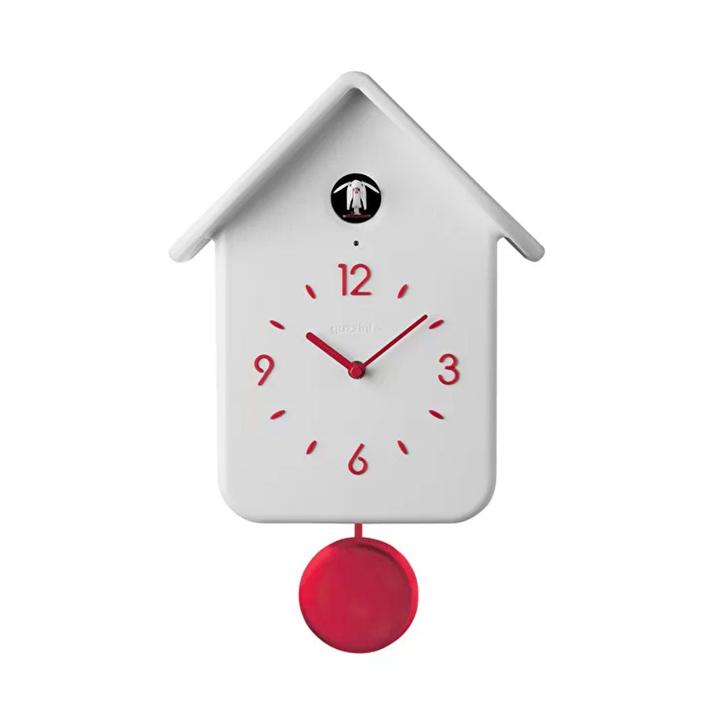 CUCKOO BLANCO-ROJO, Reloj Cucú Guzzini - CasaMia Deco®